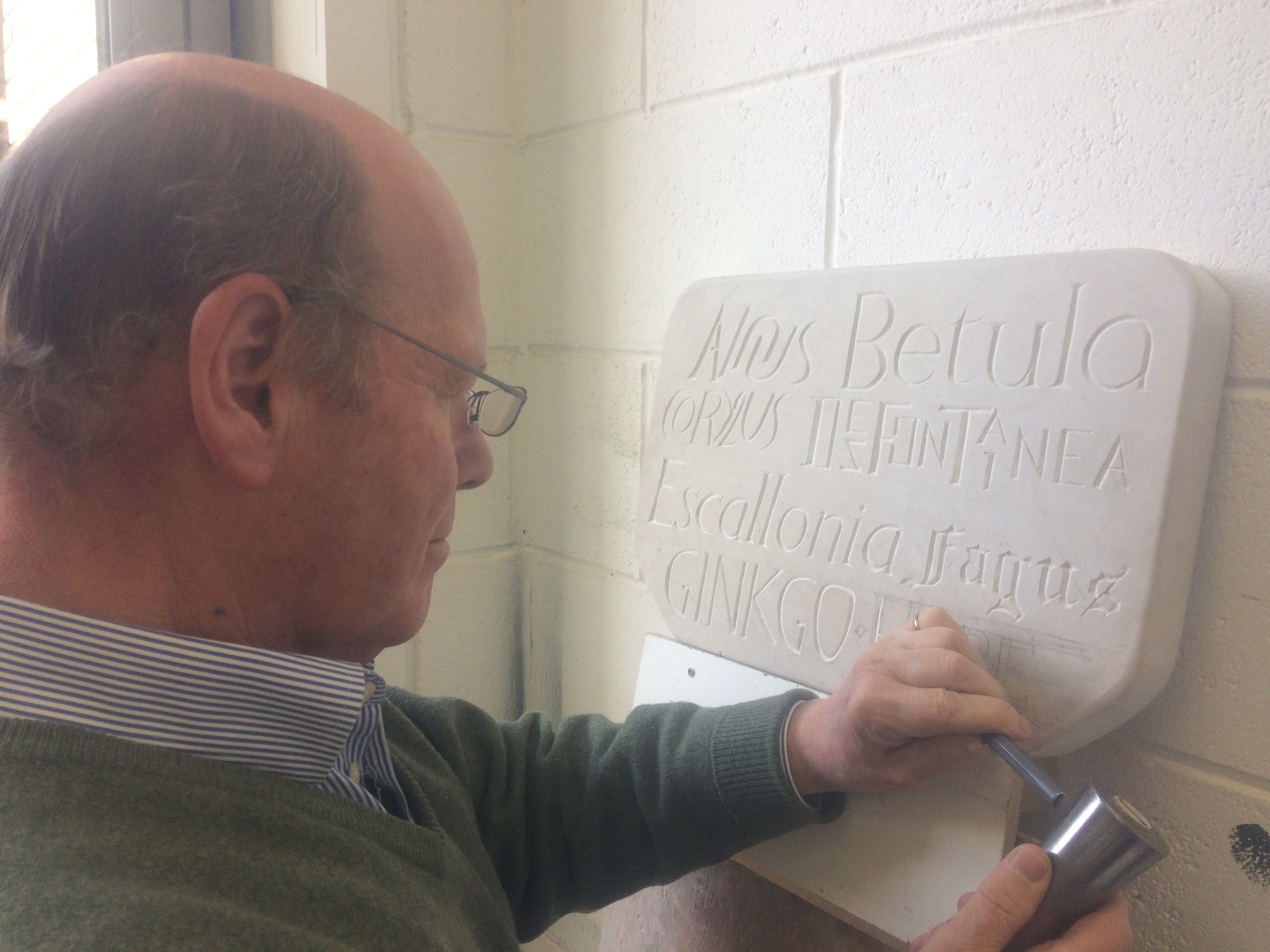 One Day Stone Letter Carving Course - Society of Designer Craftsmen